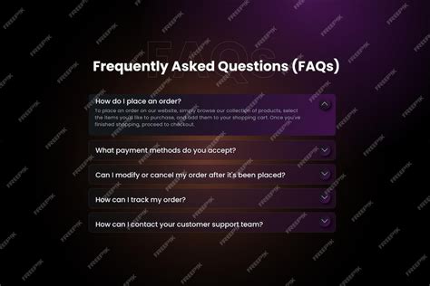 Premium Vector Frequently Asked Questions Modern Ui Design