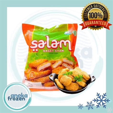Jual Salam Nuget Nugget Ayam 500gram Aneka Frozen Malang Shopee Indonesia