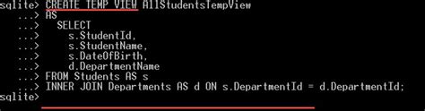 Sqlite Trigger Views And Index With Example