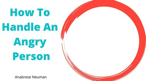 How To Handle Anger Coming At You L Be The Mirror L Anabrese Neuman
