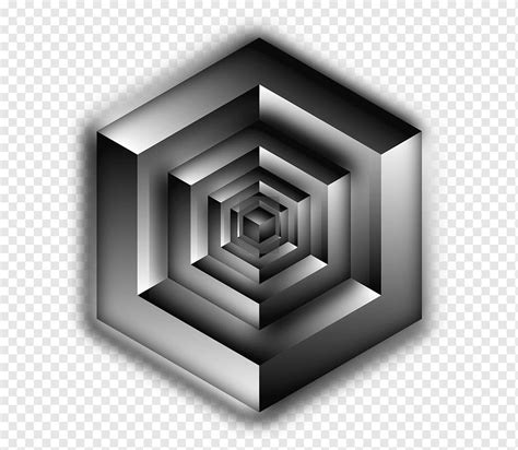 펜로즈 삼각형 아이소 메트릭 프로젝션 큐브 입체 공간 착시 큐브 각도 대칭 단색화 Png Pngwing