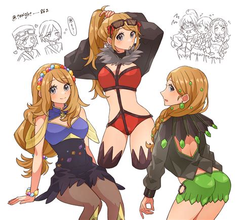 Serena Calem Serena Serena Serena And More Pokemon And More Drawn By Rain Tonight