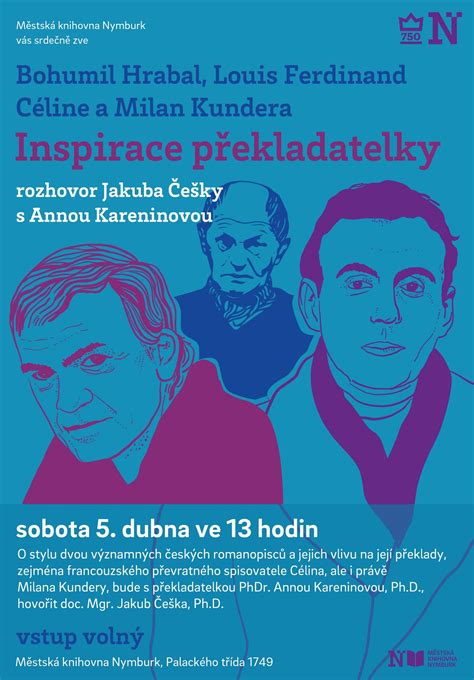 Hrabal Céline A Kundera Inspirace Překladatelky Rozhovor Jakuba Češky S Annou Kareninovou