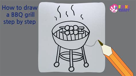How To Draw A Bbq Grill Finkicraft