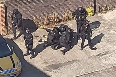 Armed Police Searching For Wanted Man In Chester Make Two Arrests