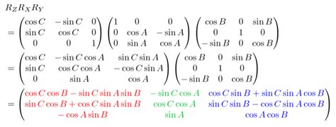 Trigonometry Autocad Wcs To Ocs Conversion Rotational Matrices