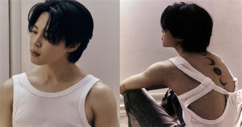 Watch Bts Jimin Reveals Sexy Moon Tattoos Sending Army Into Frenzy