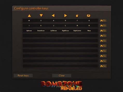 Controllerconfiguration Screen Image Bombzone Refueled Moddb