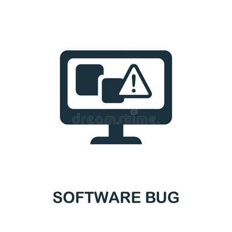 Software Bug Icon Simple Element From Internet Security Collection