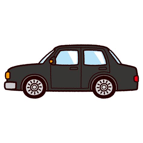 車のイラスト（セダンタイプ・普通車）（8カット） イラストくん