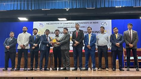 Ca Dhairya Gokani On Linkedin Icai Wicasa Ahmedabad Felicitation2024