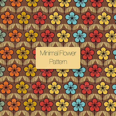 Minimal Flower Pattern Minimal Flower Minimal Pattern PNG And Vector With Transparent