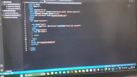 I Have Created A Project On Password Strength Checker By Using Html Css Vikram Kumar Thakur