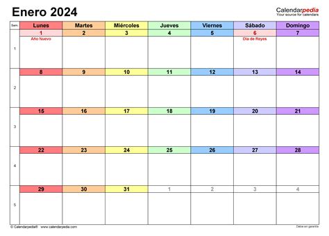 Календарь 2024 6 дневная