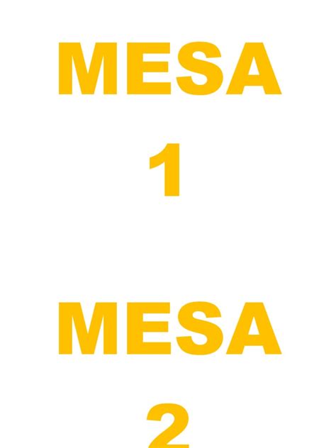 Mesa 1 Pdf