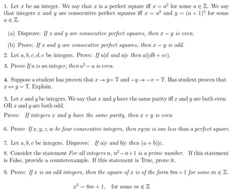 Solved 1 Let U Be An Integer We Say That R Is A Perfect
