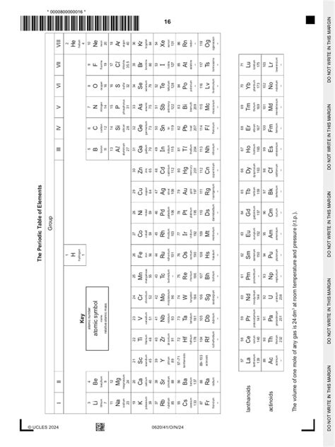 Igcse Periodic Table Pdf Periodic Table Metals