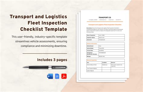 Transport And Logistics Fleet Performance Dashboard Template In Excel