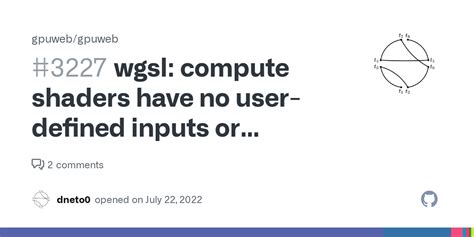 Wgsl Compute Shaders Have No User Defined Inputs Or Outputs Issue Gpuweb Gpuweb GitHub