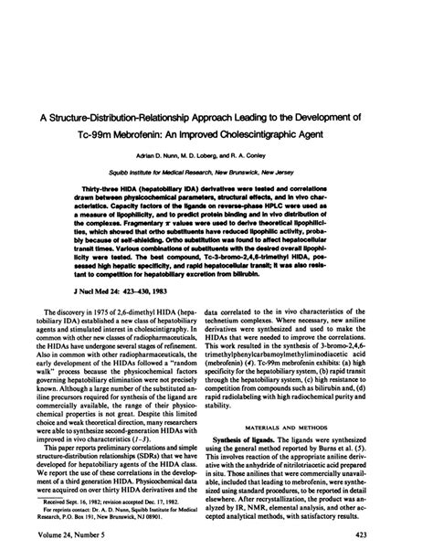 Pdf A Structure Distribution Relationship Approach Leading To The