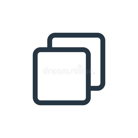 Copy Icon Vector From User Interface Concept Thin Line Illustration Of