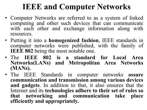 Introduction To IEEE STANDARDS And Its Different Types Pptx