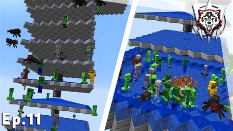 The Hostile Mob Farm Martian Plays Minecraft Ep 11 Youtube
