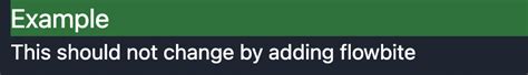 Adding The Flowbite Plugin In Nfigjs Breaks Default Colors