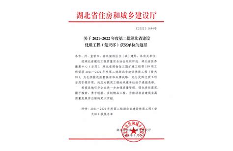 大冶铜建喜获楚天杯 大冶铜建集团有限公司