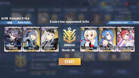 Azur Lane Exercise A Battle With Kanzaki Erika Youtube