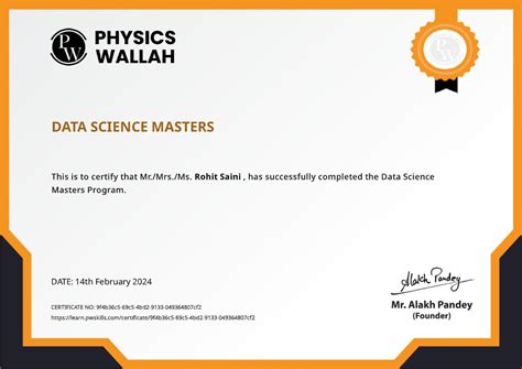 Rohit Saini On Linkedin Im Happy To Share That Ive Completed My Data
