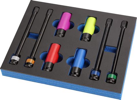 Torque Extension Tool Set With 90 120 Ft Lb Torque Sticks 8pc 12 Drive