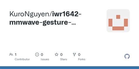 Github Kuronguyen Iwr Mmwave Gesture Recognition