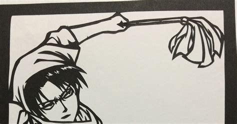 切り絵 【切り絵】 お掃除のお兄さん リヴァイ 煉獄ありすのイラスト Pixiv