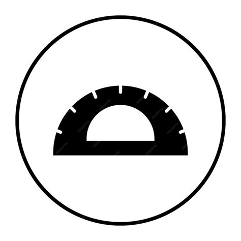 Protactor Vector Illustration Premium Vector