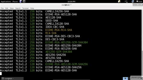 Ssl Scanning Kali Linux Ssltls Vulnerability Scanner Youtube