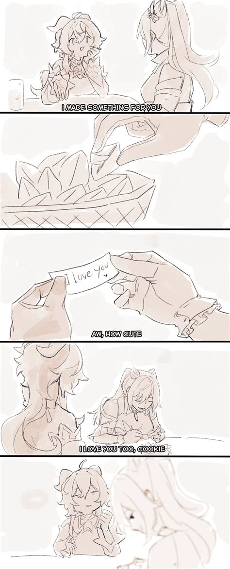 Keqing Loves Cookie Too Tomseachi R Genshinsapphic