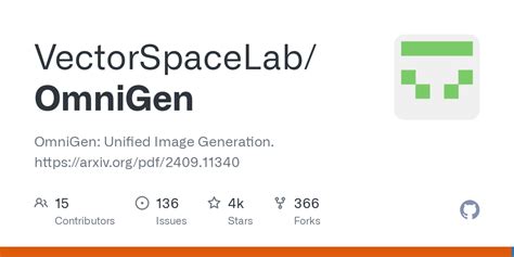 Github Vectorspacelab Omnigen Omnigen Unified Image Generation Pdf 2409 11340