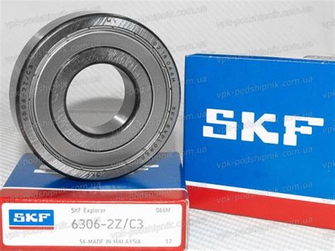 Подшипник 6306-2Z/C3 SKF Купить Цена 401 в Украине