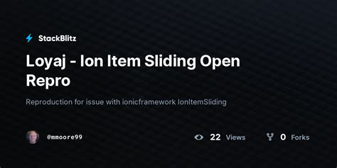 loyaj ion item sliding open repro stackblitz