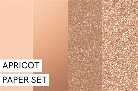 Apricot Glitter Set Graphic By Fashiontelligent · Creative Fabrica