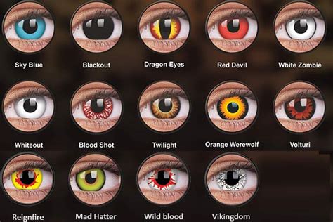 Contact Lenses Colourvue Colourvue Crazy Lens Coloured Eye Shop
