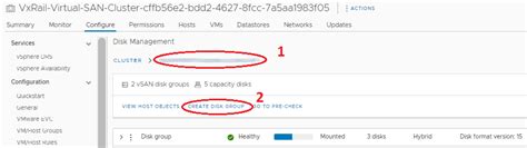 guide to manually replace disks using vcenter on dell vxrail clusters