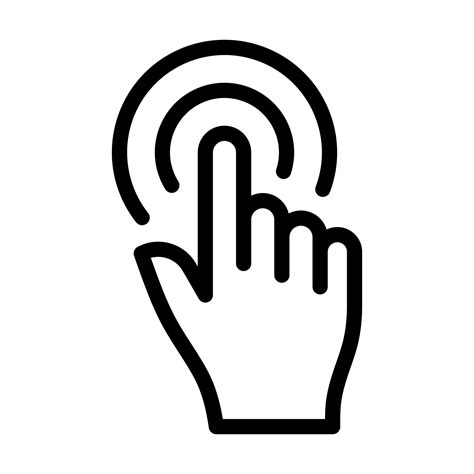 Touchscreen Vector Icon 23565907 Vector Art At Vecteezy