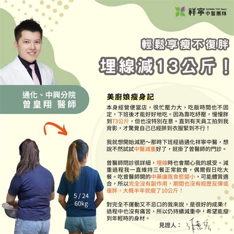 減脂 服務項目與分享 祥寧中醫團隊