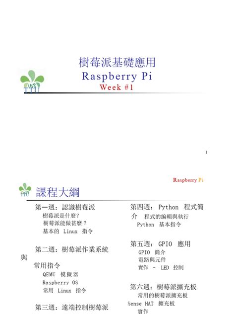 Fundamentals Of Raspberry Pi 01 Pdf