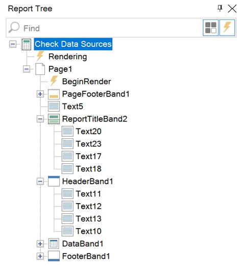 Report Structure Stimulsoft