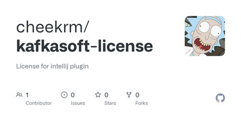 GitHub Cheekrm Kafkasoft License License For Intellij Plugin