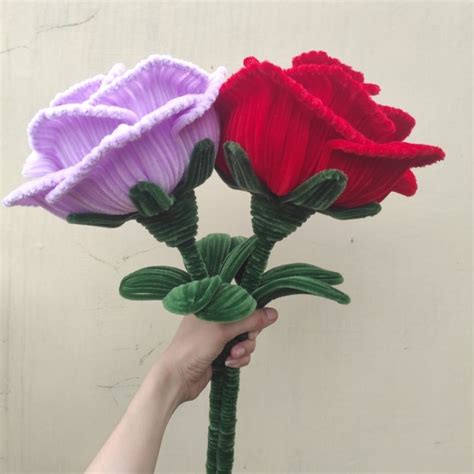 Jual Po Bunga Mawar Kawat Bulu Besar Shopee Indonesia