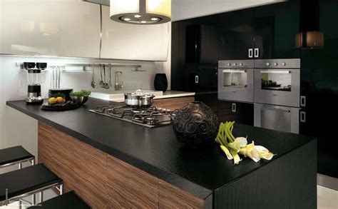 Черная столешница в интерьере 80 фото красивые картинки и Hd фото